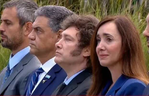 La emoción de Villaruel en el acto por Malvinas | El Zonda