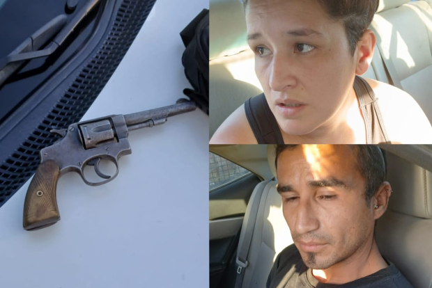 Cayó una pareja que circulaba con un arma de fuego en Chimbas | El Zonda