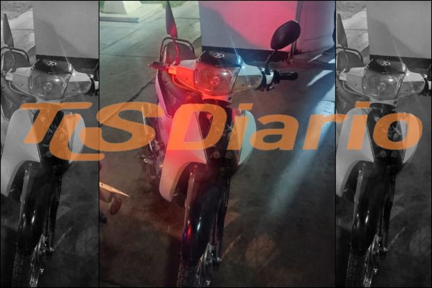 Un hombre dejó una moto con pedido de secuestro y huyó en Santa Lucía ...