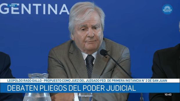 Rago Gallo avanzó en su pedido para continuar en la Justicia Federal ...
